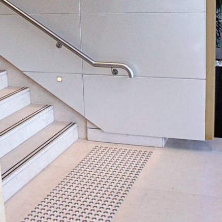 The Use of Tactile Indicator Studs in Stairways