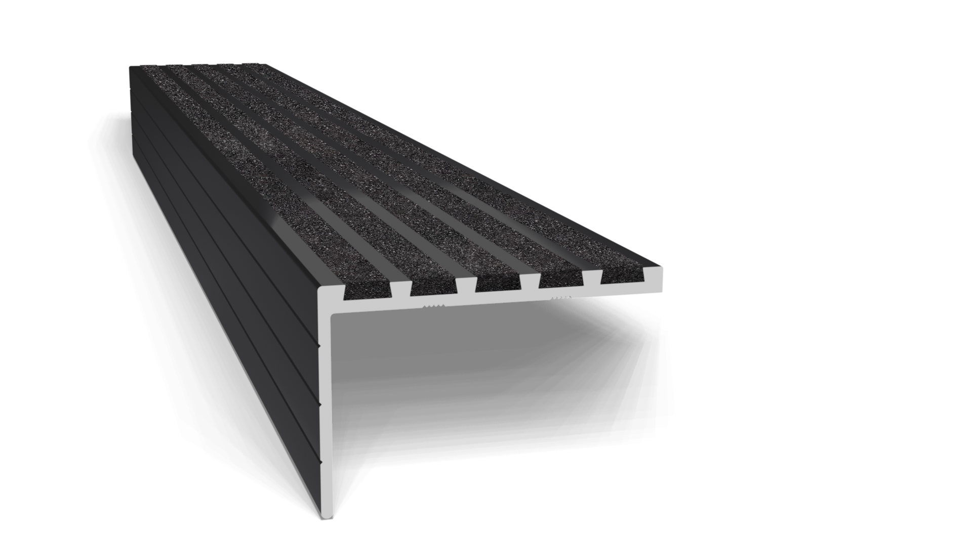 AB-735S Recessed Super Visual Abrasive Stair Tread Nosing
