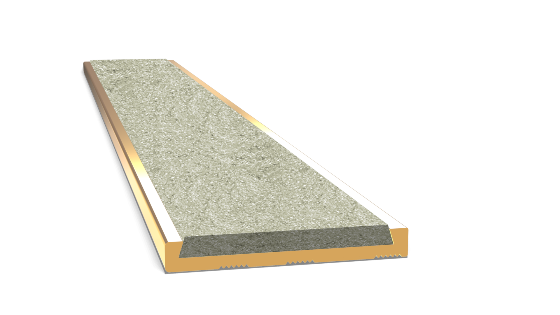 BFA491S Solid Brass Safety Insert Tread