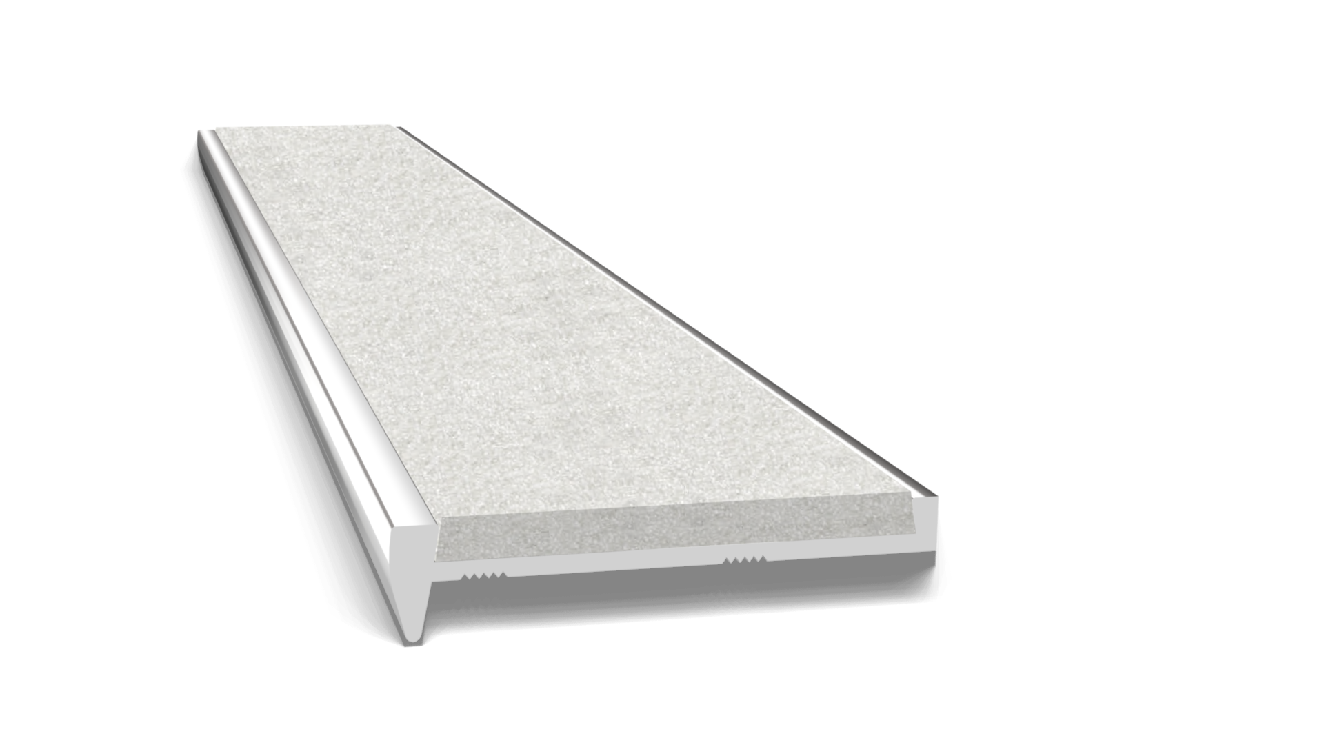 FA501S Recessed Abrasive Stair Tread Nosing