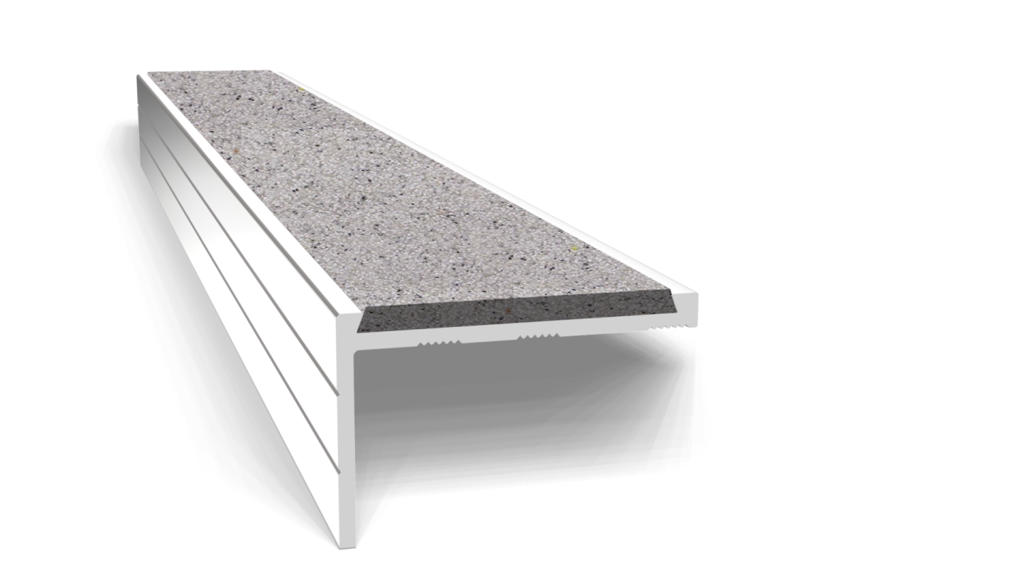 FA591S Recessed Abrasive Stair Tread Nosing