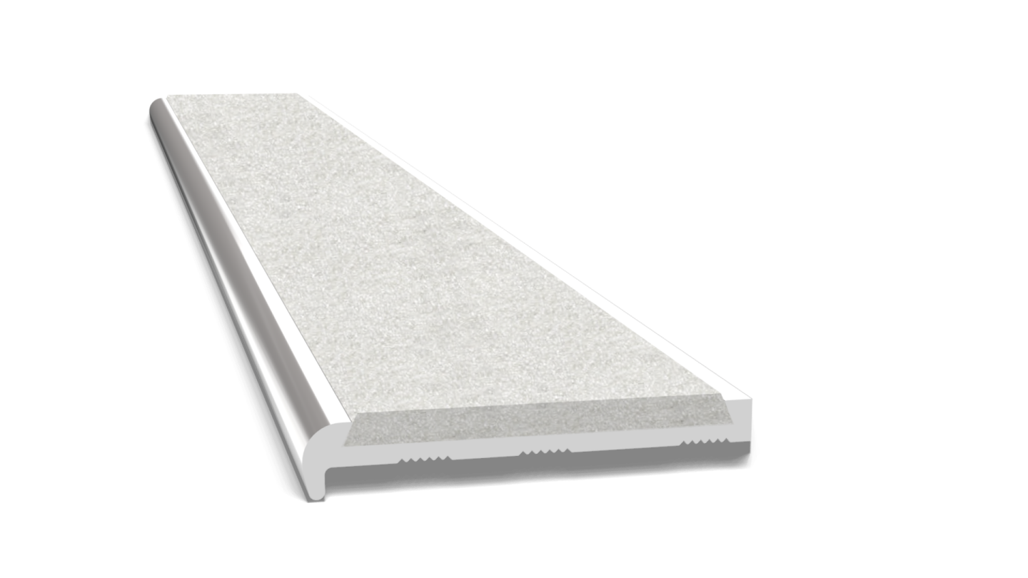 FA601S Recessed Abrasive Stair Tread Nosing