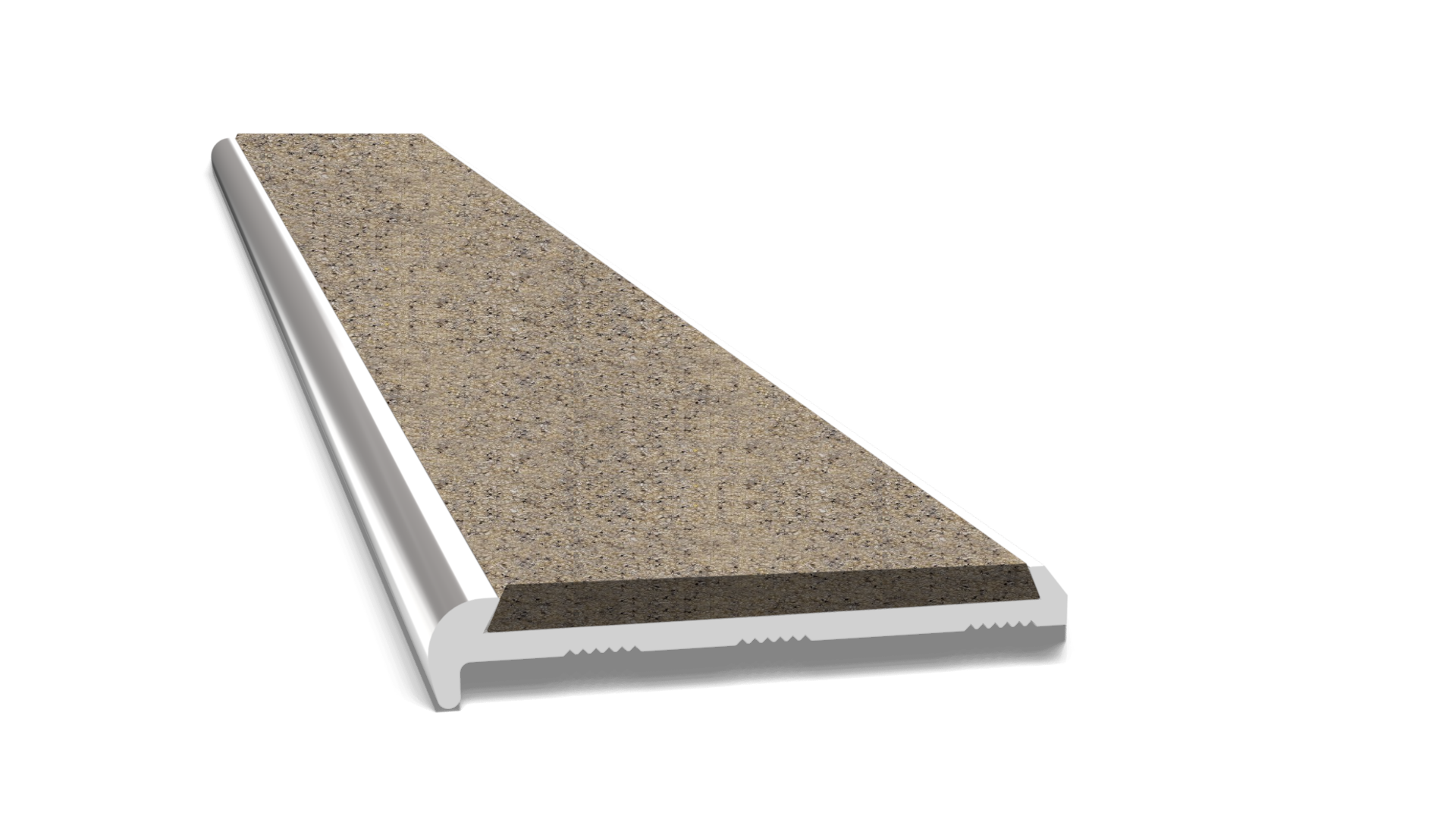 FA601SB Bevelled Edge Abrasive Stair Tread Nosing