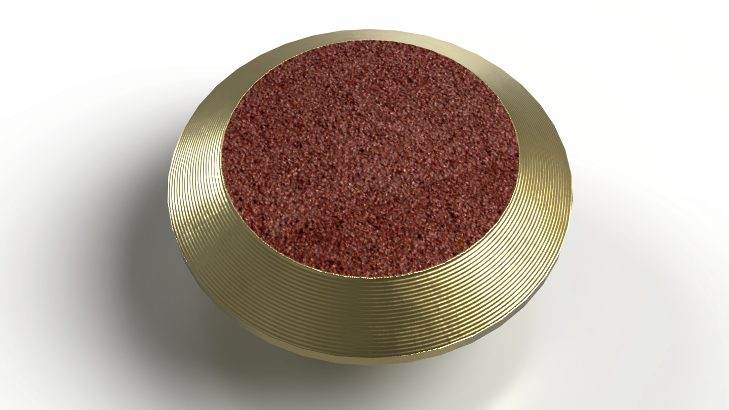 LTAB Abrasive Top Solid Brass