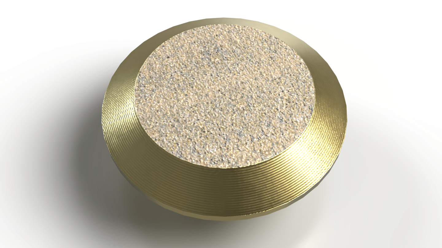 LTAB Abrasive Top Solid Brass