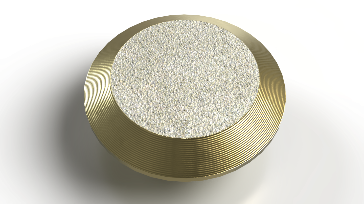 LTAB Abrasive Top Solid Brass