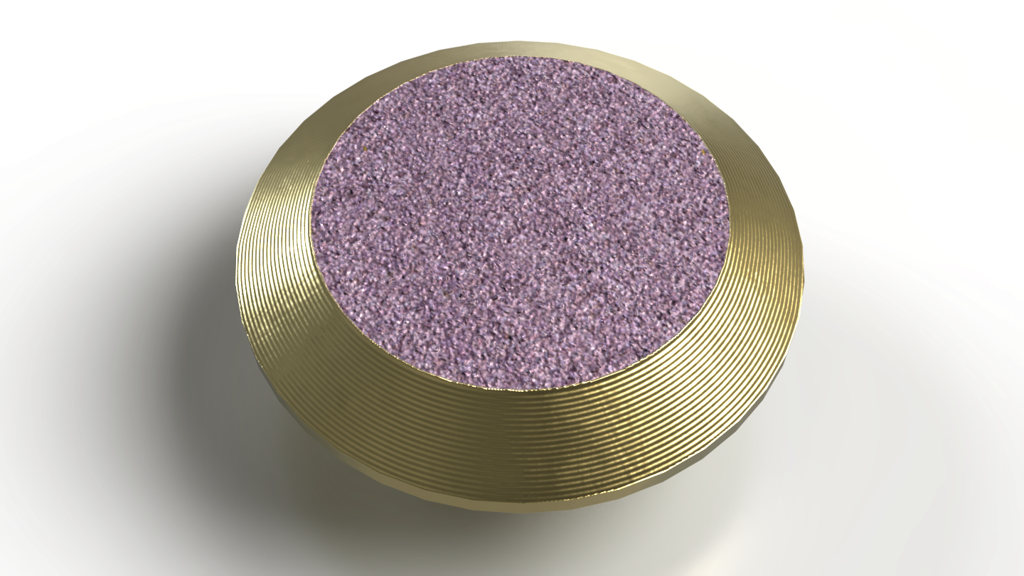 LTAB Abrasive Top Solid Brass