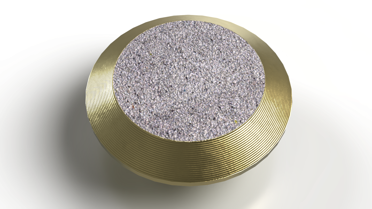 LTAB Abrasive Top Solid Brass